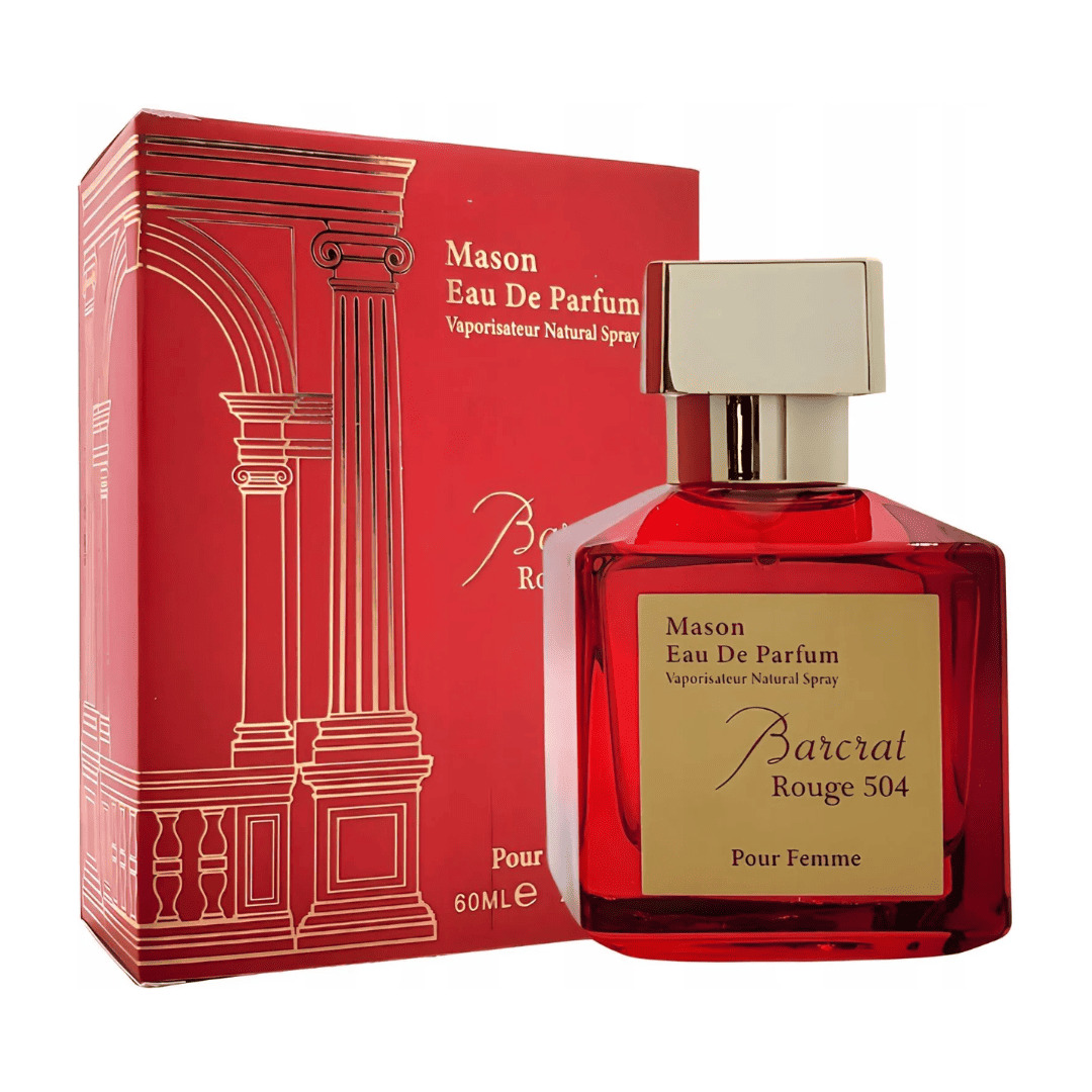 Mason Barcrat Rouge 504 Pour Femme Red Eau De Parfum Natural Spray 60ml ...